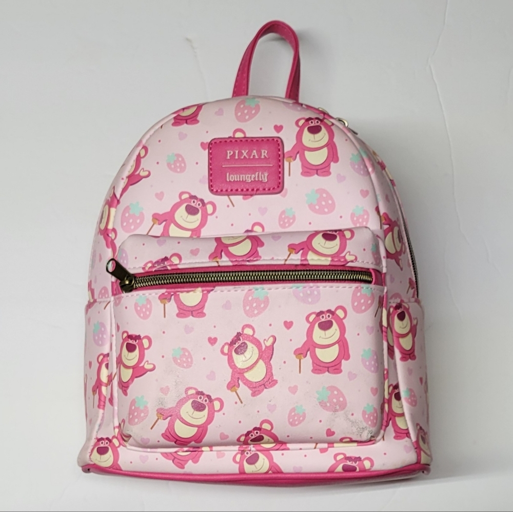 Loungefly Toy Story Lotso Bear Mini Backpack All Over… - Gem